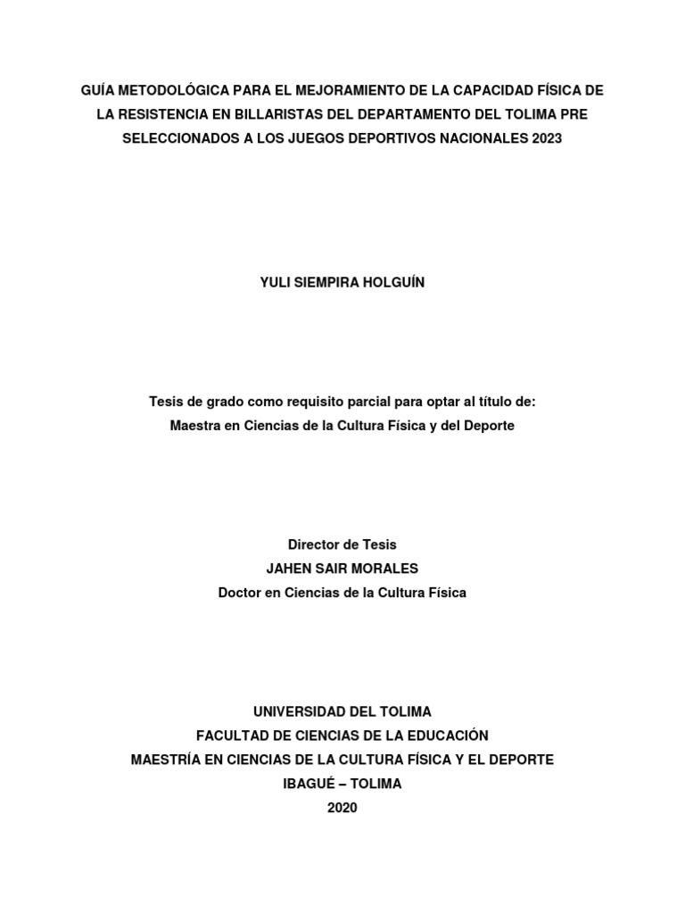 Yuli Siempira Holgu - N | PDF | Cue Sports | Juegos de pelota
