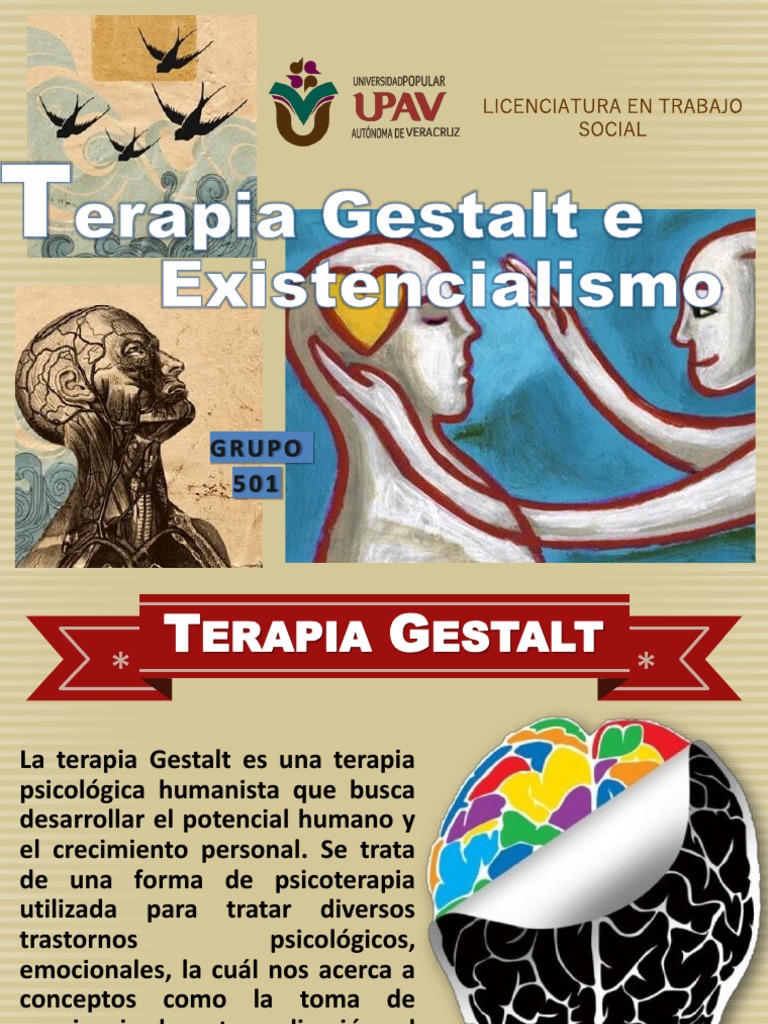 Terapia Gestalt y Existencialismo | PDF | Terapia Gestalt | Psicoterapia