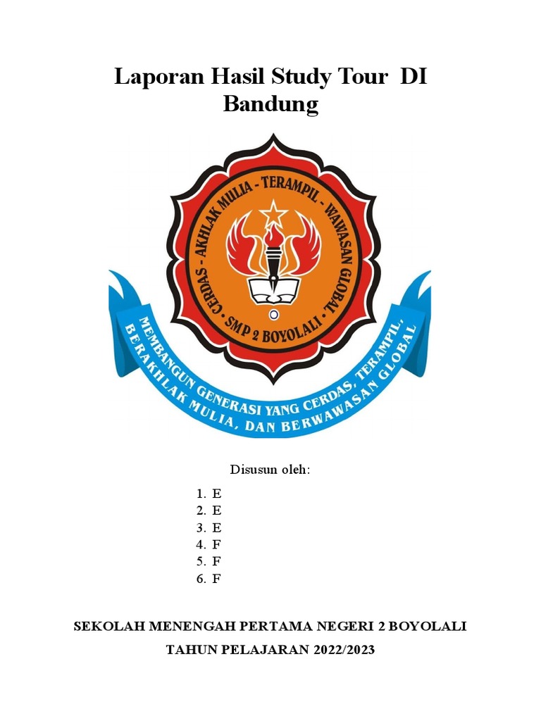 Laporan Hasil Study Tour Bandung | PDF