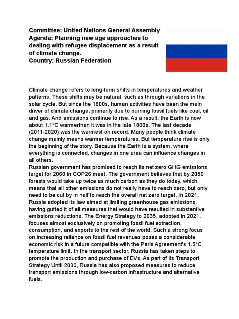 Sample Position Paper | PDF