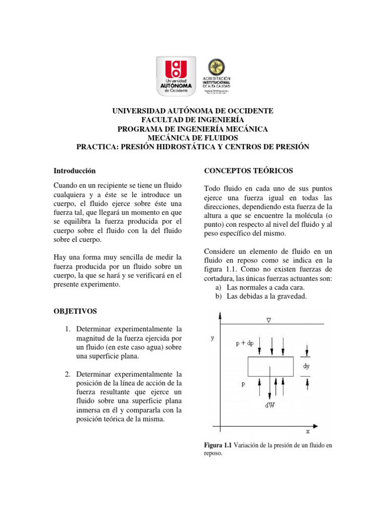 Guia De Laboratorio Presión Hidrostática 2 Rocio Adriana Vasquez