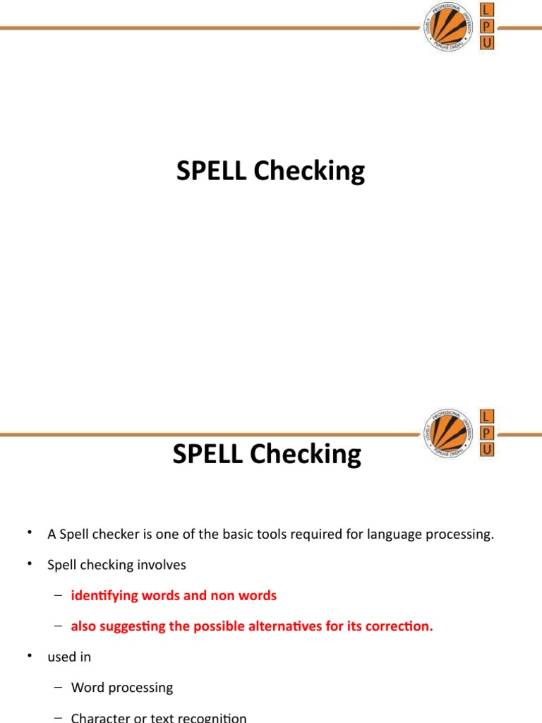 Advanced Spell Checking Techniques | PDF | Computer Programming | Algorithms And Data Structures