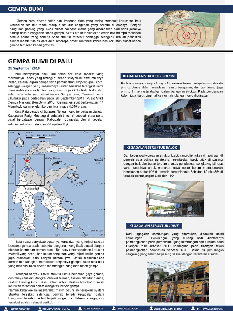 Gempa Bumi Di Palu | PDF