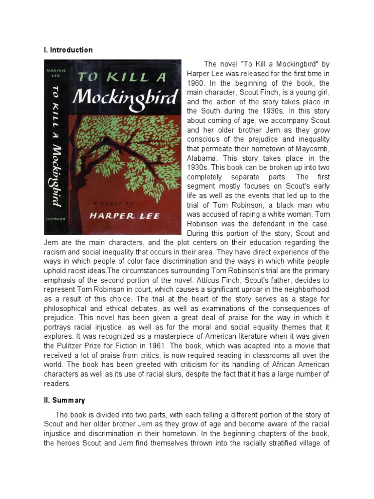 Critique Paper | PDF | To Kill A Mockingbird