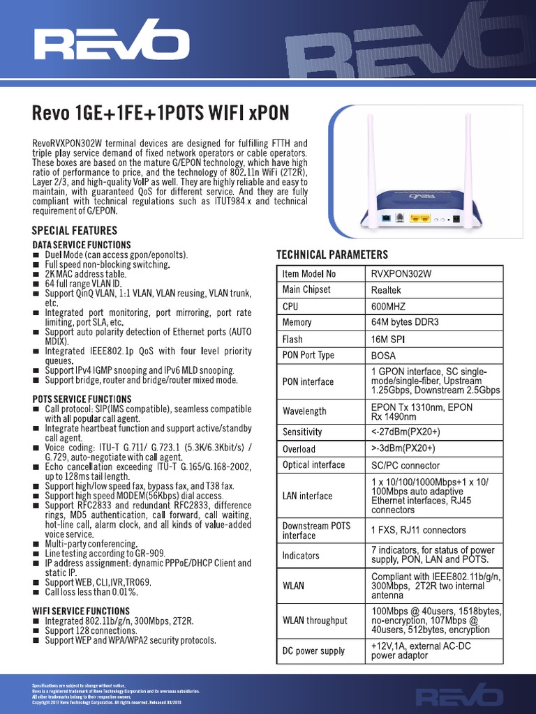 Revo Wifi Default Password | PDF