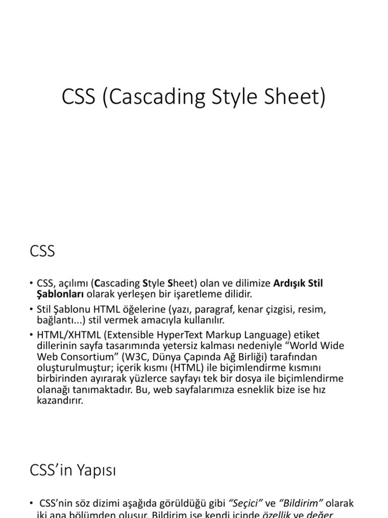 CSS (Cascading Style Sheet) | PDF