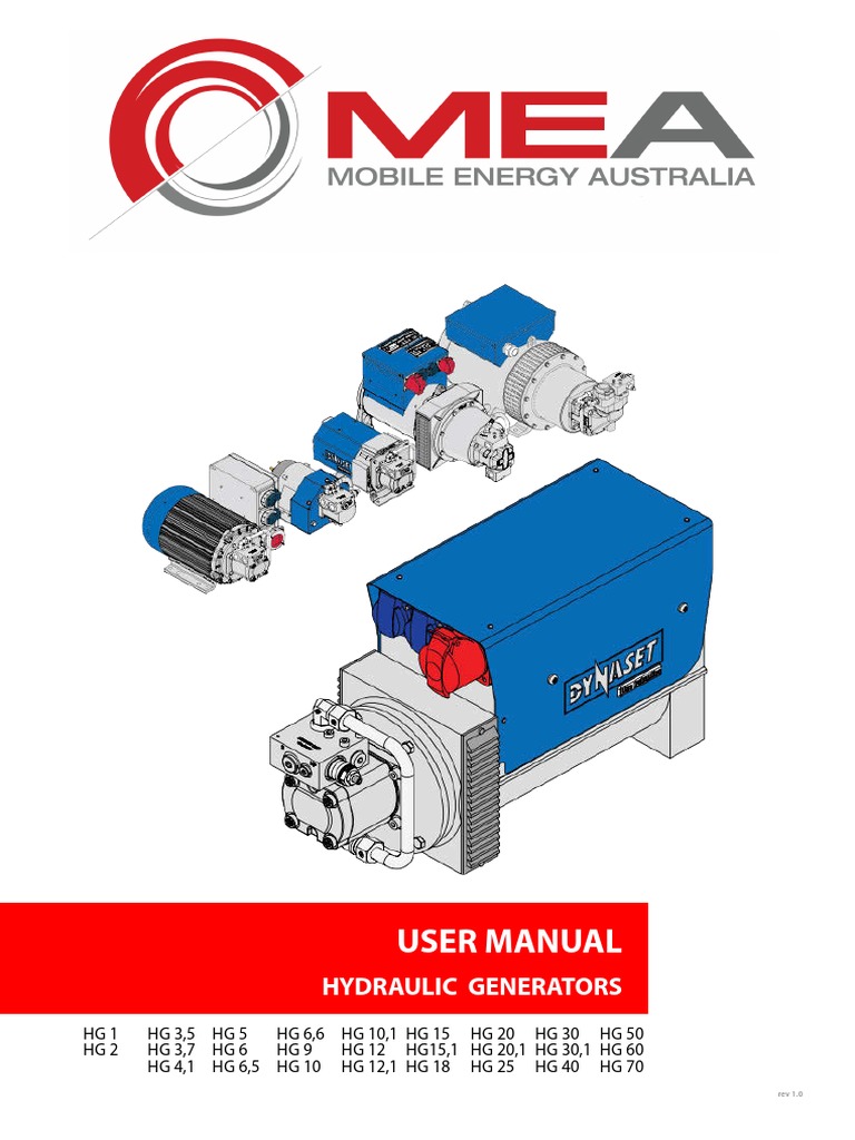 User Manual: Hydraulic Generators | PDF | Ac Power Plugs And Sockets ...