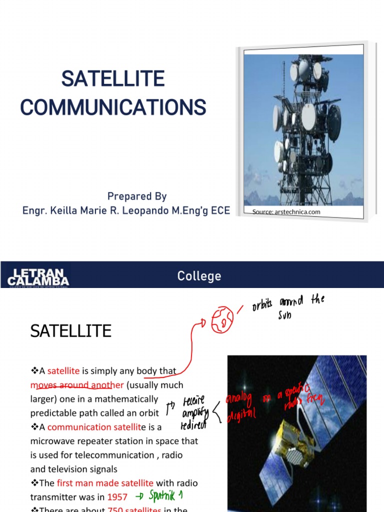 Satellite Communications: College | PDF | Communications Satellite | Satellite