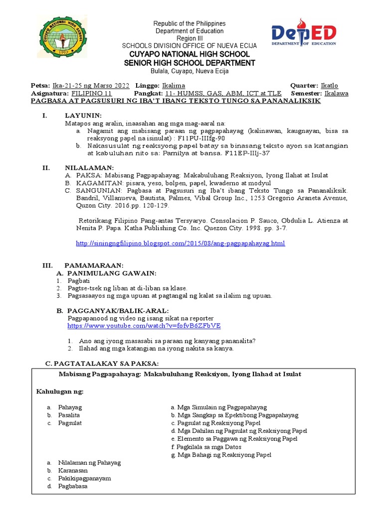 Week 6 Humss-Gas | PDF