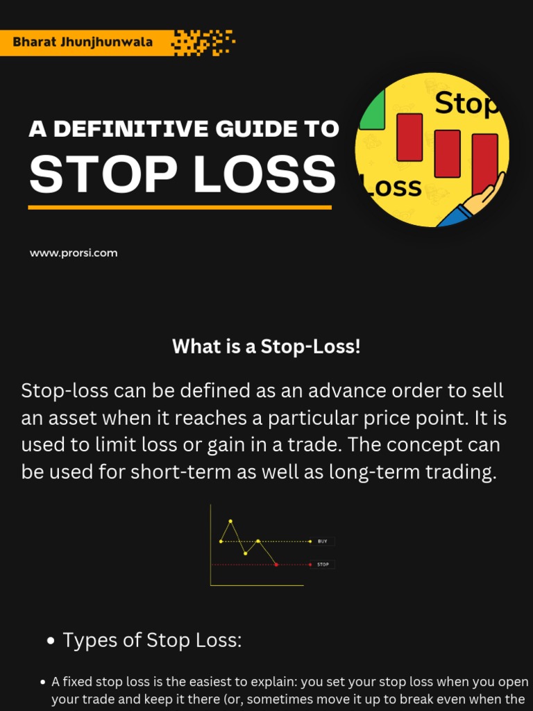 638032972661592337stoploss Guide | PDF | Order (Exchange) | Volatility ...