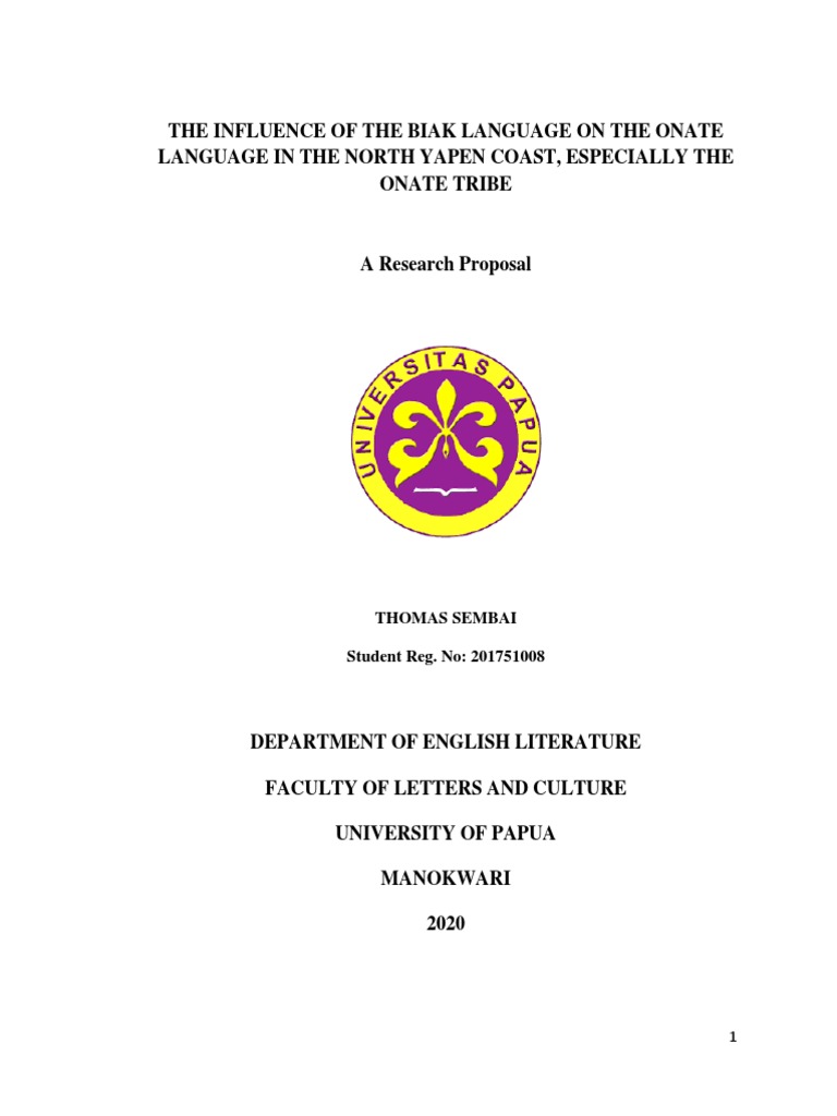 A Research Proposal | PDF | Multilingualism | Linguistics