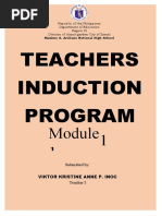 TIP Module 1 Ans Key | PDF | Teachers | Learning