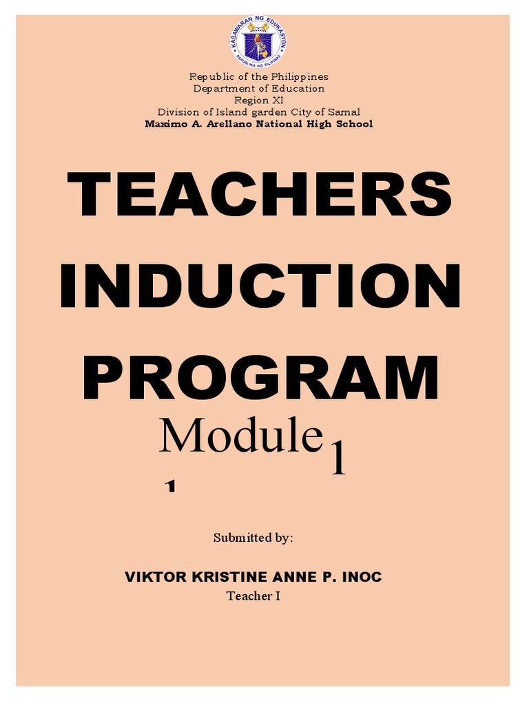 Module 1 Final | PDF | Teachers | Learning Module 1 Final | PDF | Teachers | Learning
