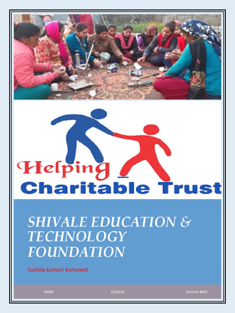 Shivale Education & Technology Foundation: Sushila Kumari Kumawat | PDF