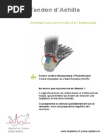 Protocole Stanish pour Tendon d'Achille | PDF