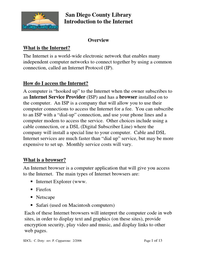 Internet Basics for Beginners | PDF | Web Page | Internet