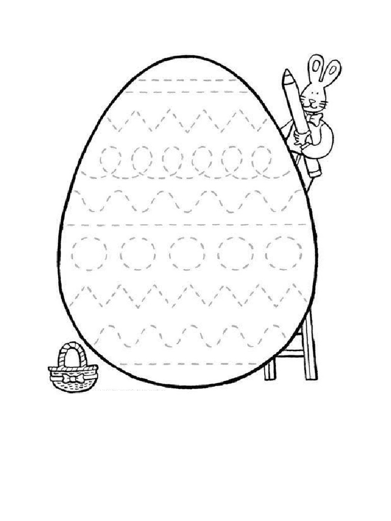 Grafomotorika Uskrs | PDF