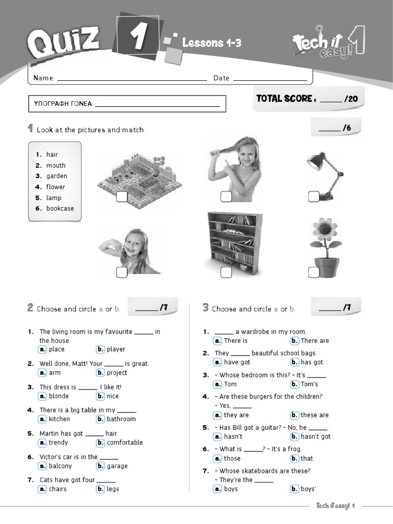 Tech It Easy 1! - Interactive Quiz 1 | PDF