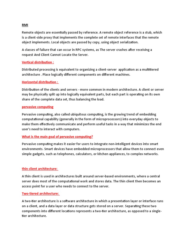 Vertical Distribution Pdf Process Computing Thread Computing 
