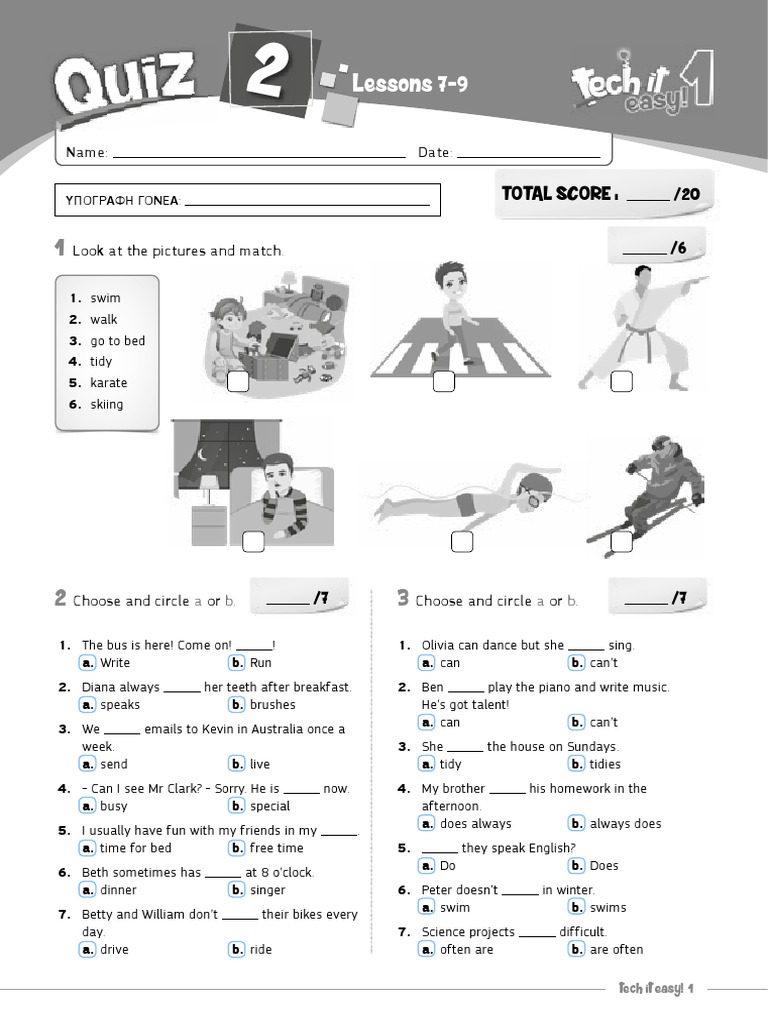 Tech It Easy 1! - Interactive Quiz 2 | PDF