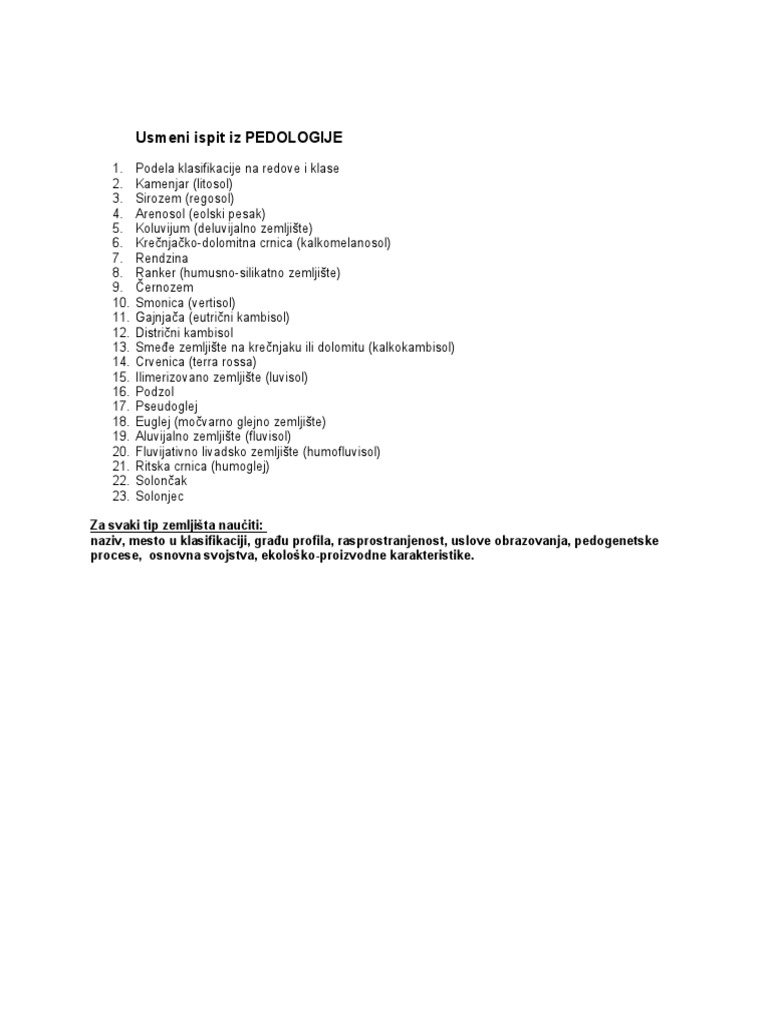 Usmeni Ispit Iz PEDOLOGIJE | PDF