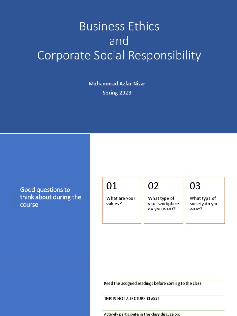 Session 1 2023 | PDF | Morality | Business Ethics