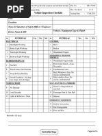 UBER Inspection Form PDF | PDF