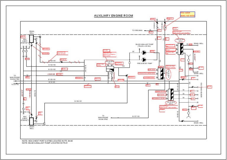 Bilge and Ballast System Diagram | PDF | Hydraulics | Water Transport