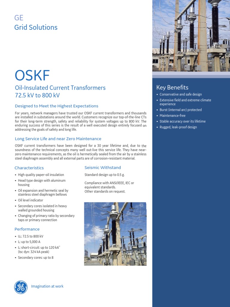 Oskf-Ansi-Brochure-En (CT-245kV) | PDF | Technology & Engineering