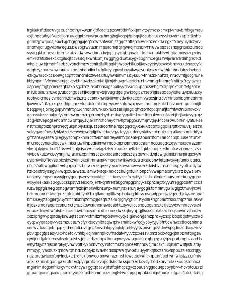 Random Text Analysis | PDF | Social Science | Wellness