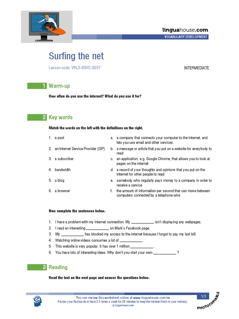 Surfing The Net | PDF | Net Neutrality | Internet Service Provider