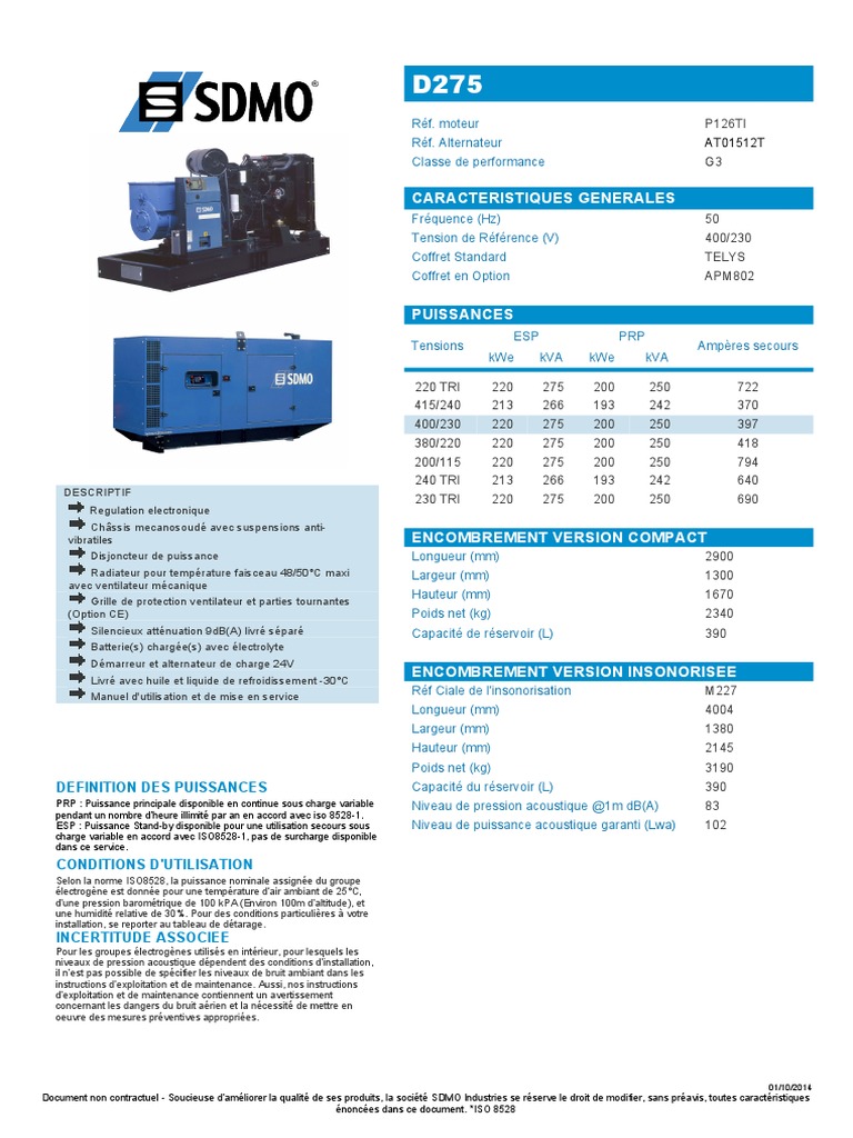 Datasheet D275 | PDF