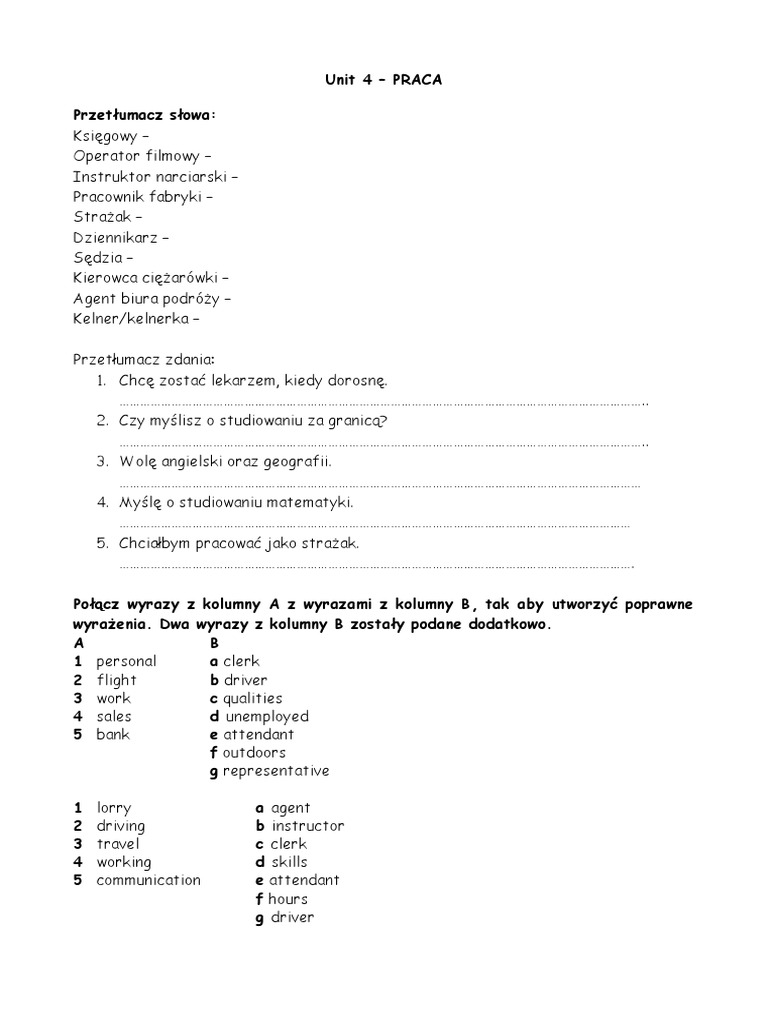 Unit 4 PRACA | PDF