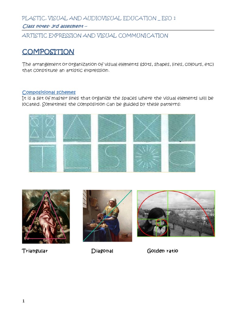 1 Eso - Plastic, Visual and Audiovisual Education | PDF