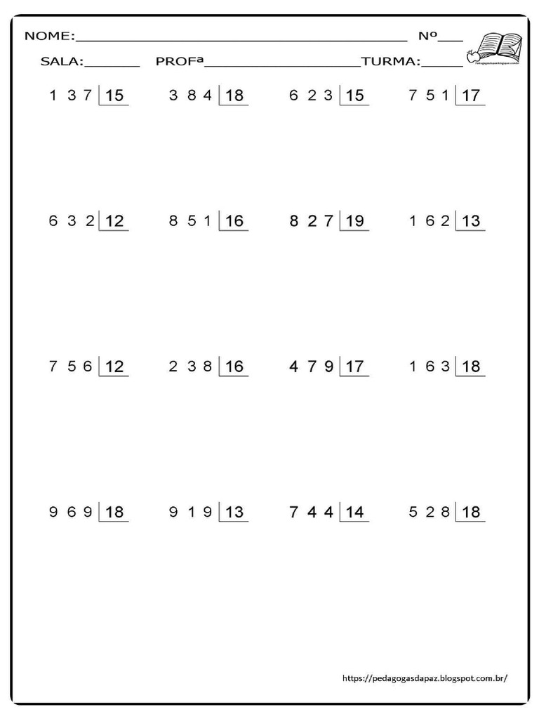 DIVIDIR - 2 Numeros | PDF