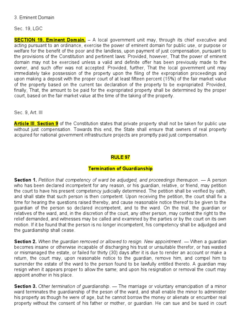 Eminent Domain | PDF