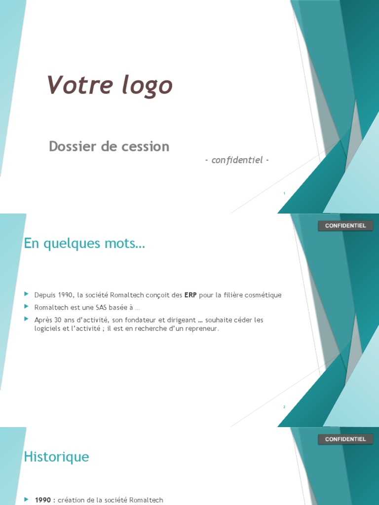 Dossier Presentation Entreprise | PDF | Affaires