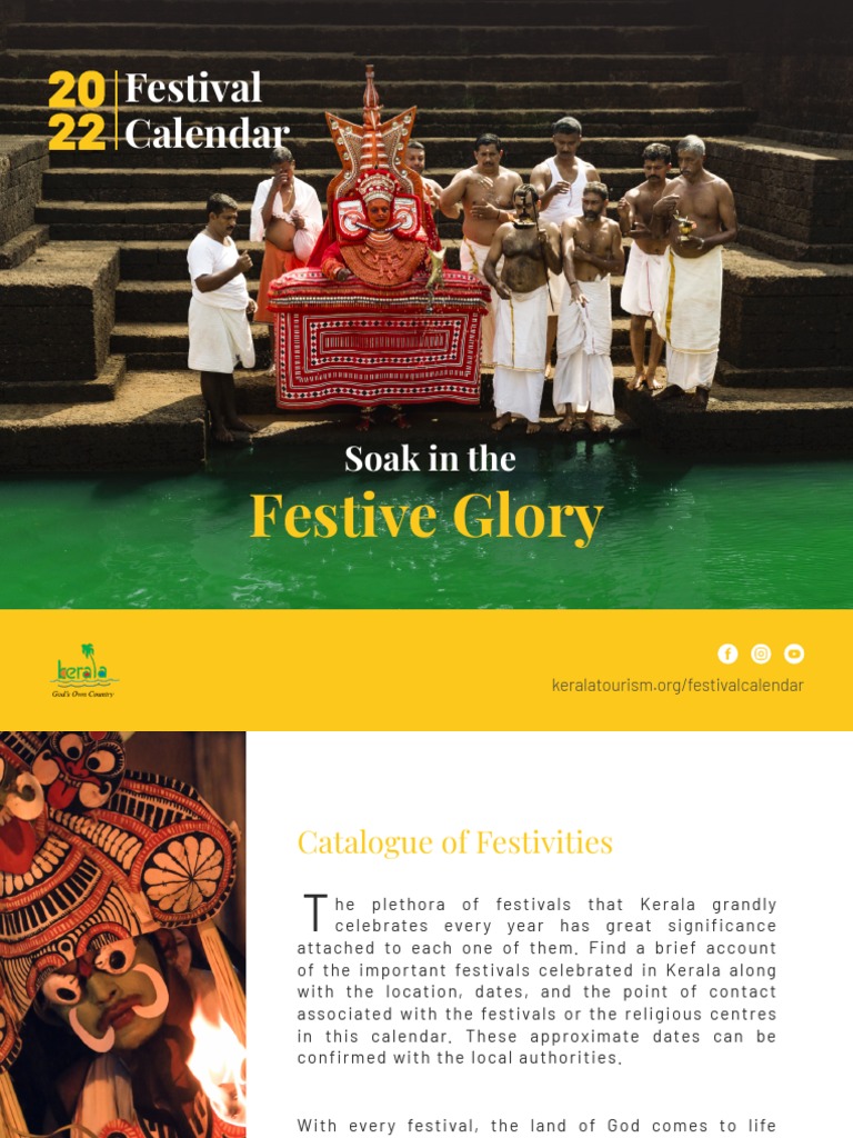 Festival Calendar Brochure | PDF | Festival | Kerala