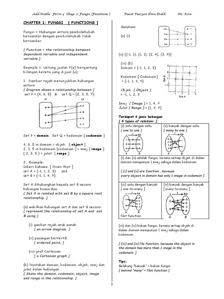 Bab 1 Function | PDF