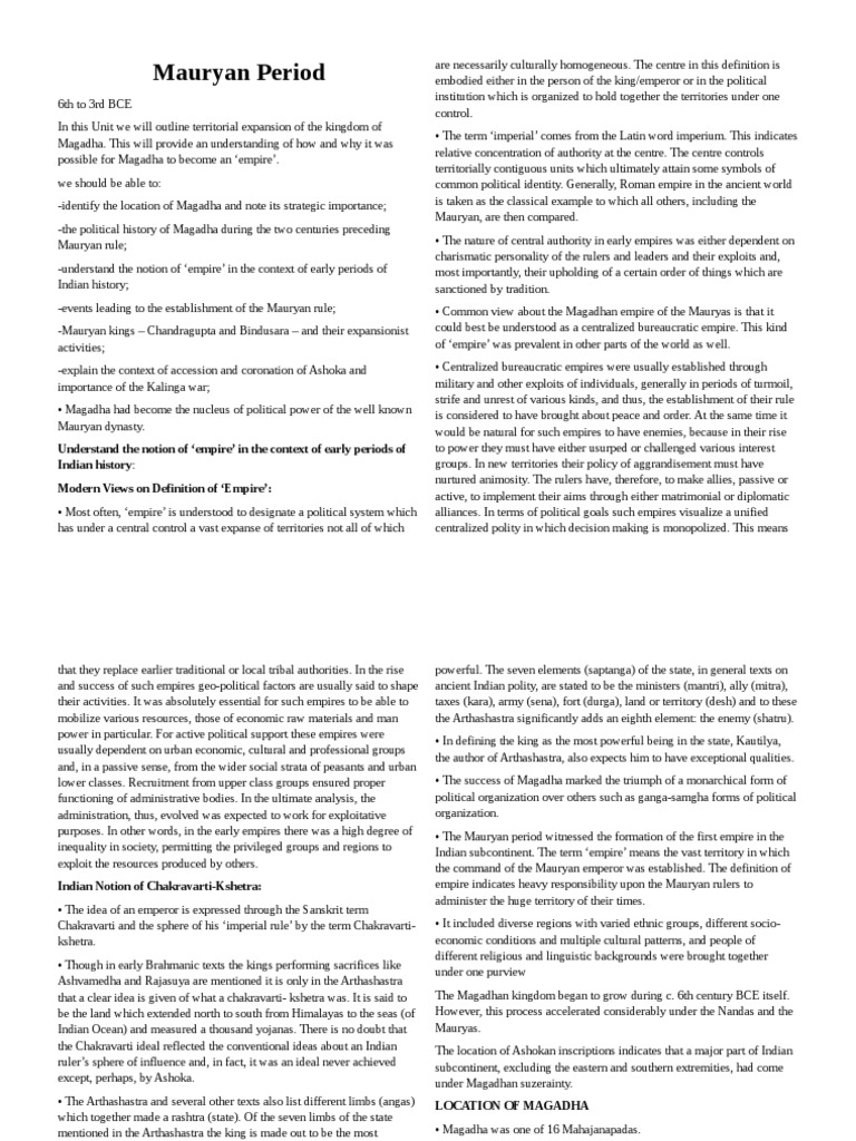 7.mauryan Period | PDF | Ashoka