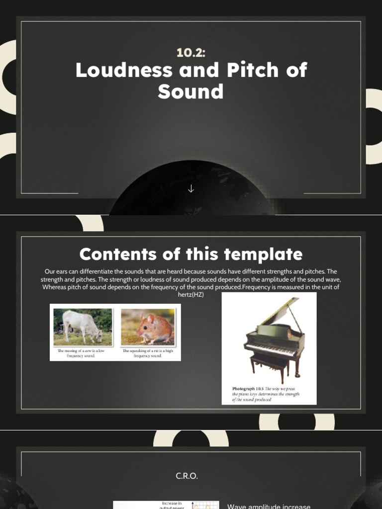 Loudness and Pitch of Sound | PDF | Science & Mathematics