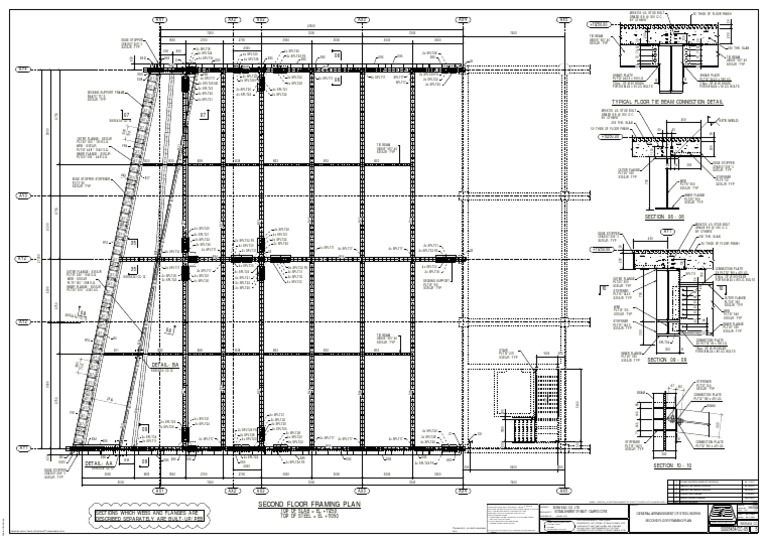 Sss5434 Cc 05 Second Floor Framing Plan Rev 5 Pdf Materials