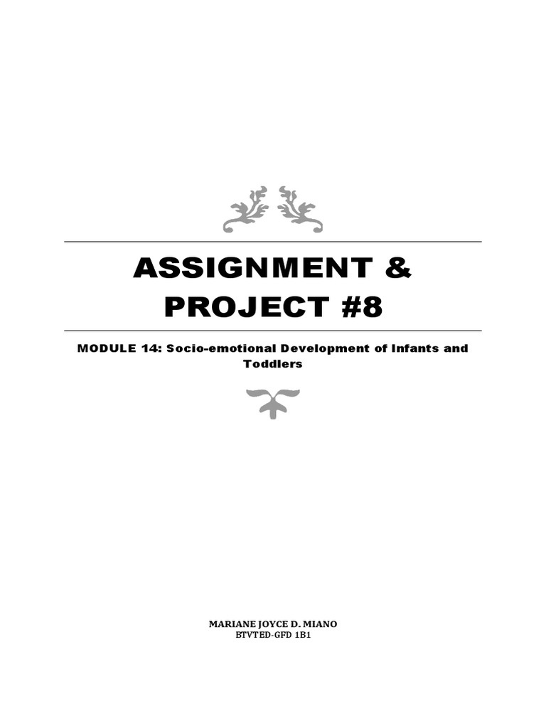 Assignment&project8 Miano | PDF