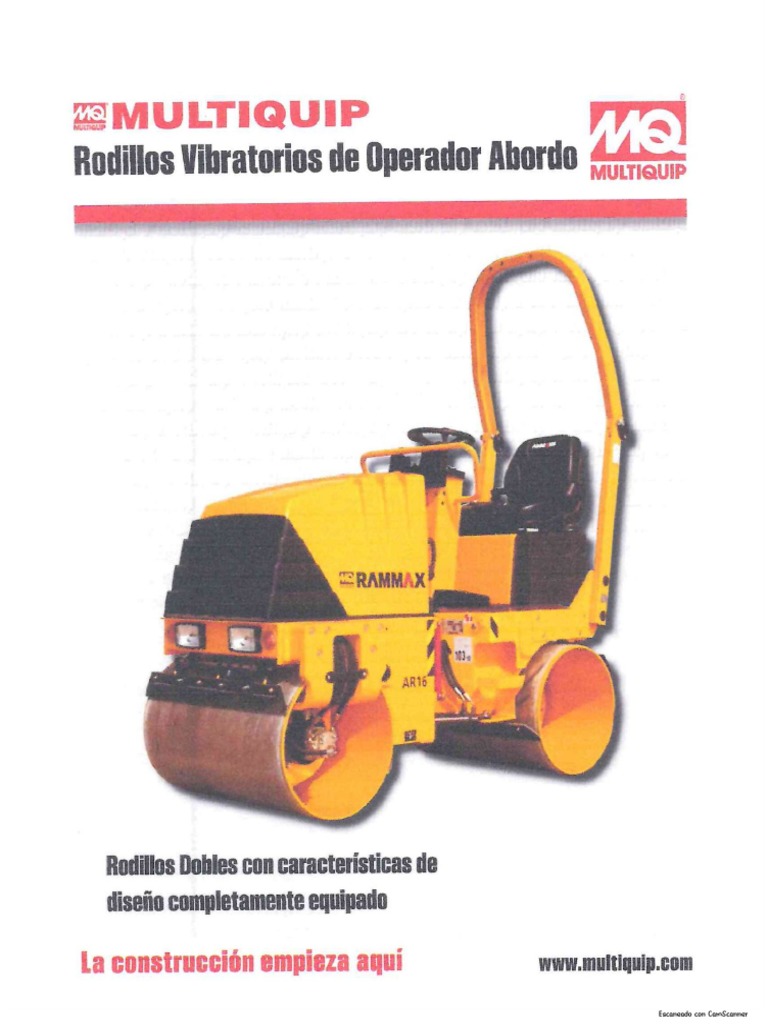 Vibrocompactador Amman | PDF | Ingeniería | Ciencias fisicas