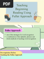 Teaching Beginning Reading: Fuller Technique | PDF | Writing ...
