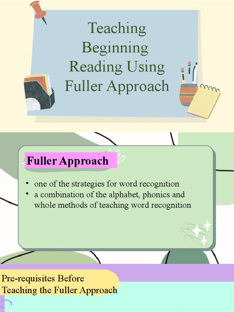 Fuller Approach Powerpoint | PDF | Language Arts & Discipline | Foreign ...