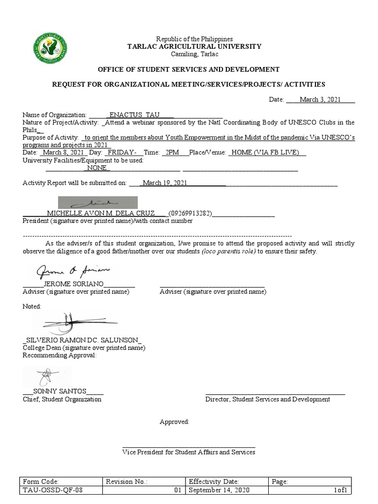 Activity Request 6 | PDF