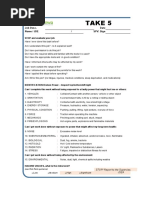 Stop Take 5: Safety Checklist Overview | PDF | Risk | Workplace