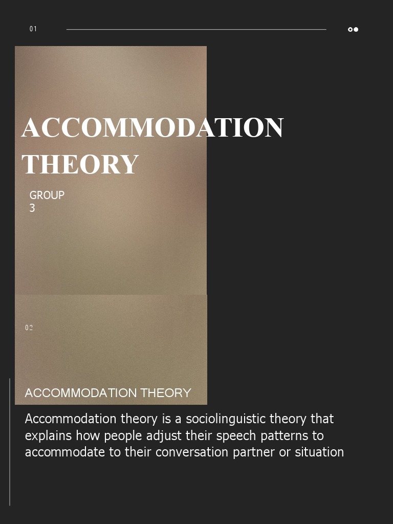 Accommodation Theory: Group 3 | PDF