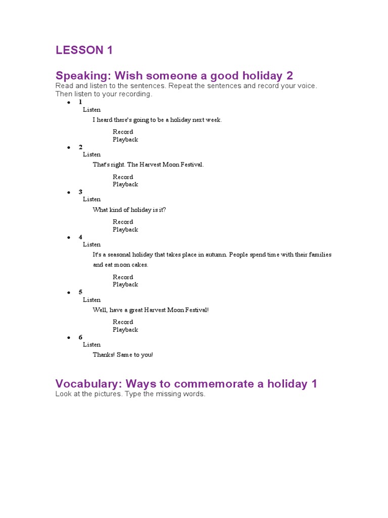 Unit-2 - Lessons-1 - 2 - 6th - Level 2 | PDF | Pronoun | Sentence ...